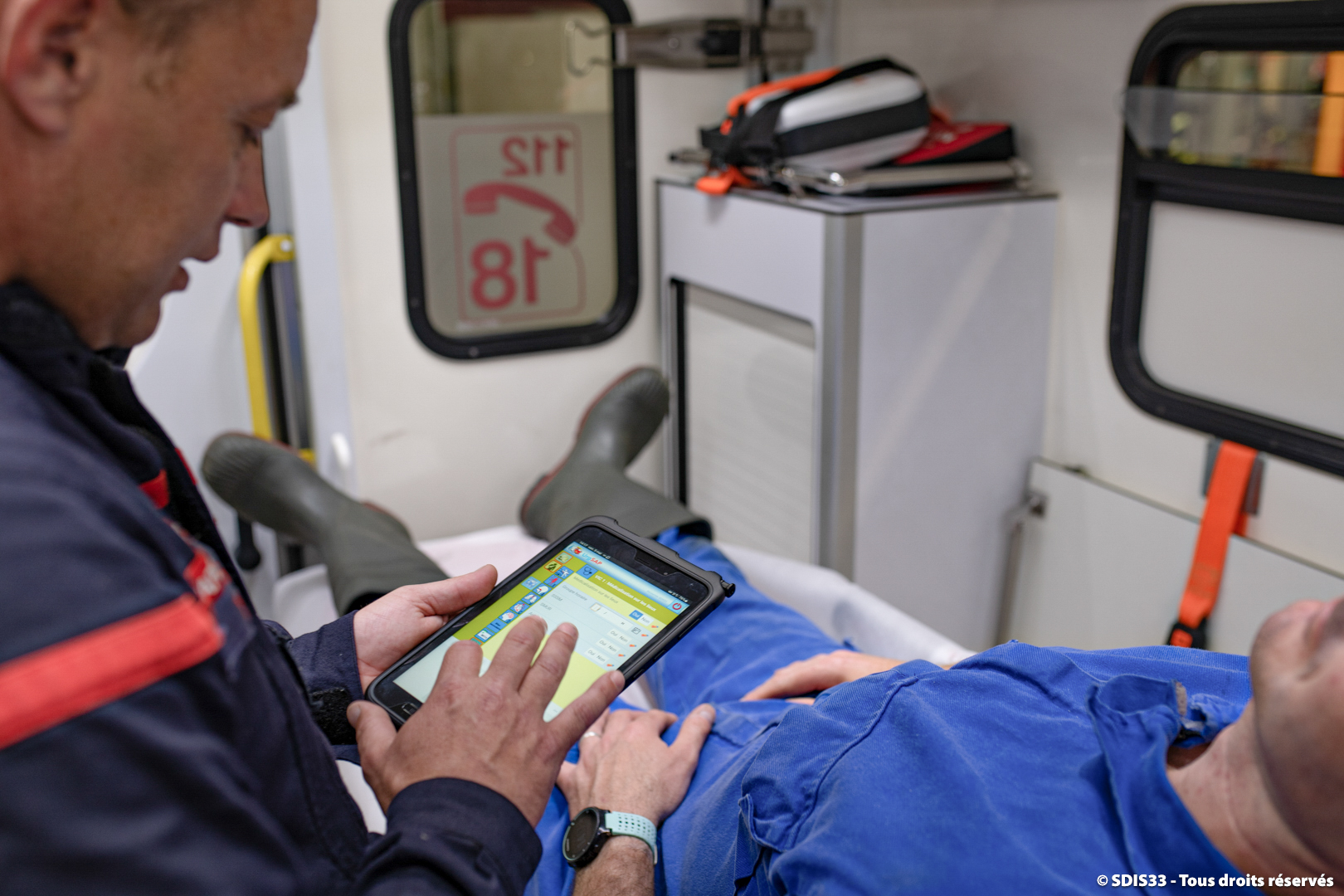 Déploiement de tablettes numériques - SDIS33