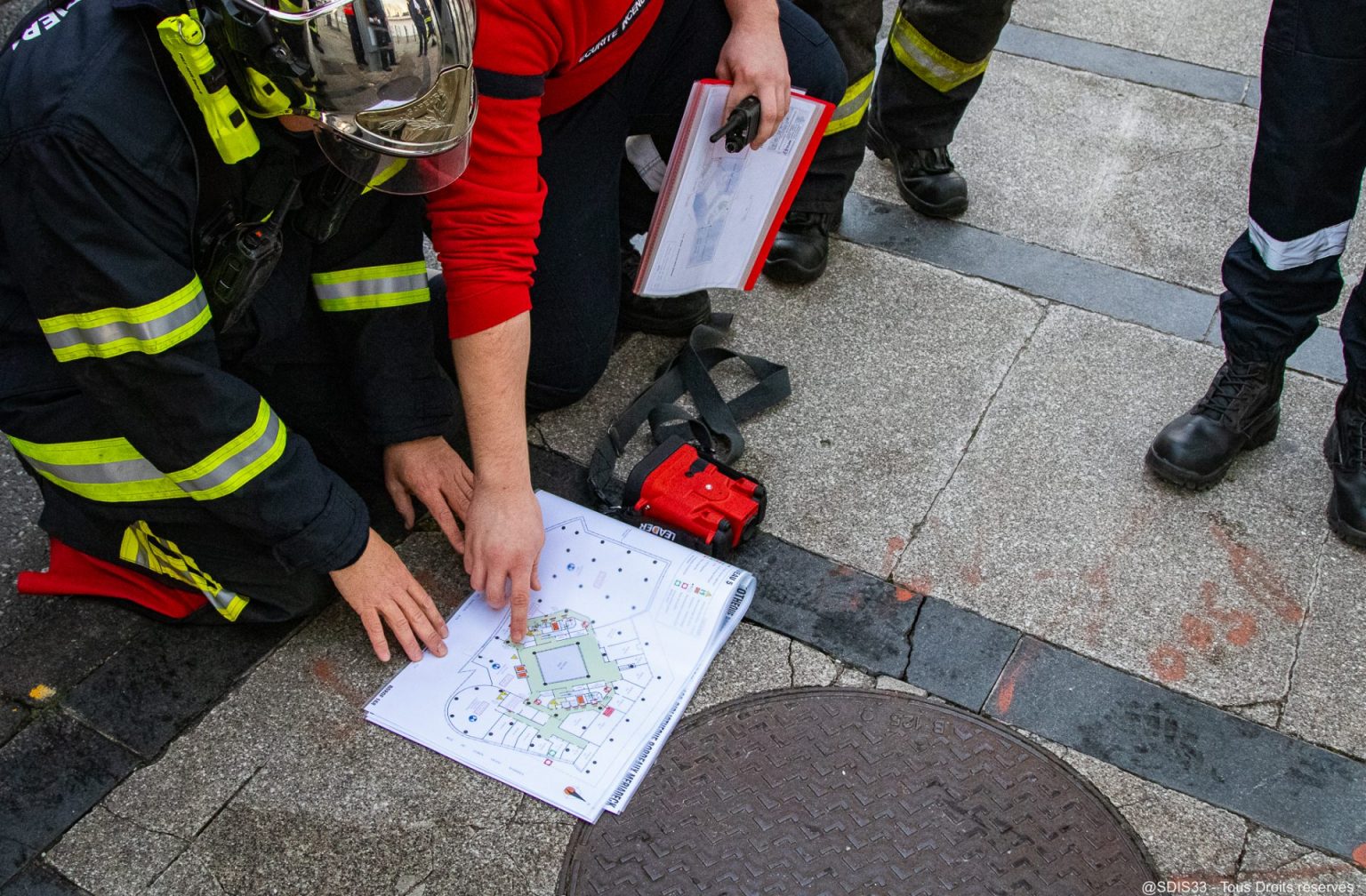 Simulation d'incendie - SDIS33