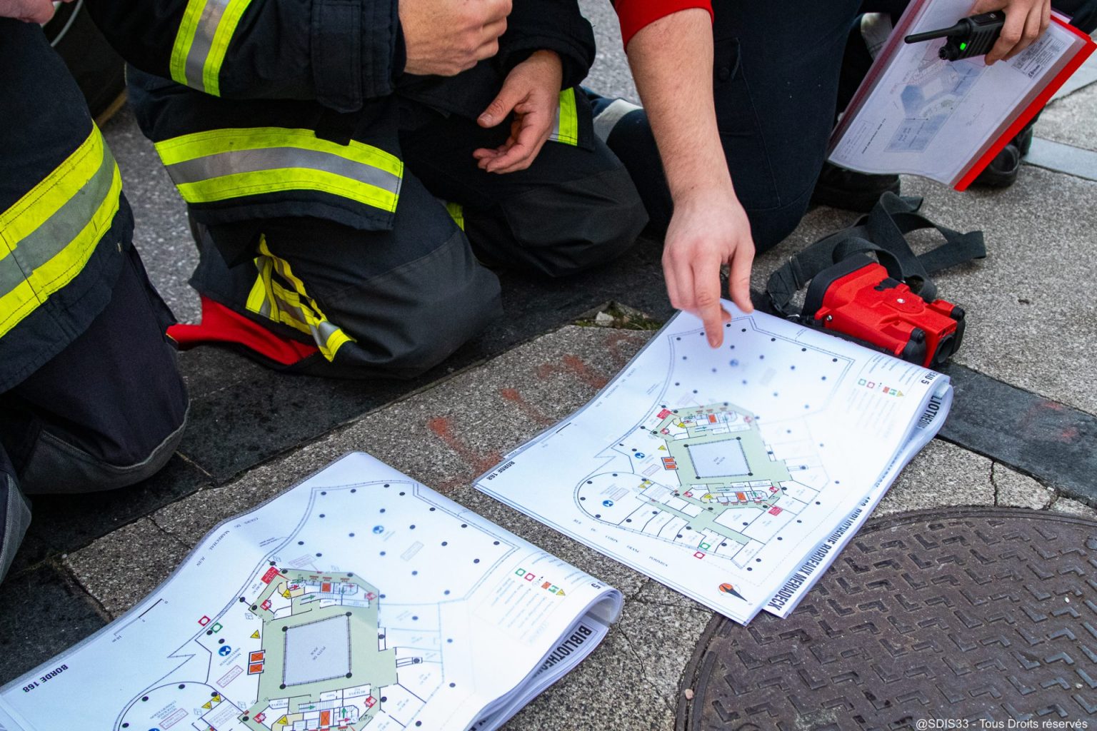 Simulation d'incendie - SDIS33