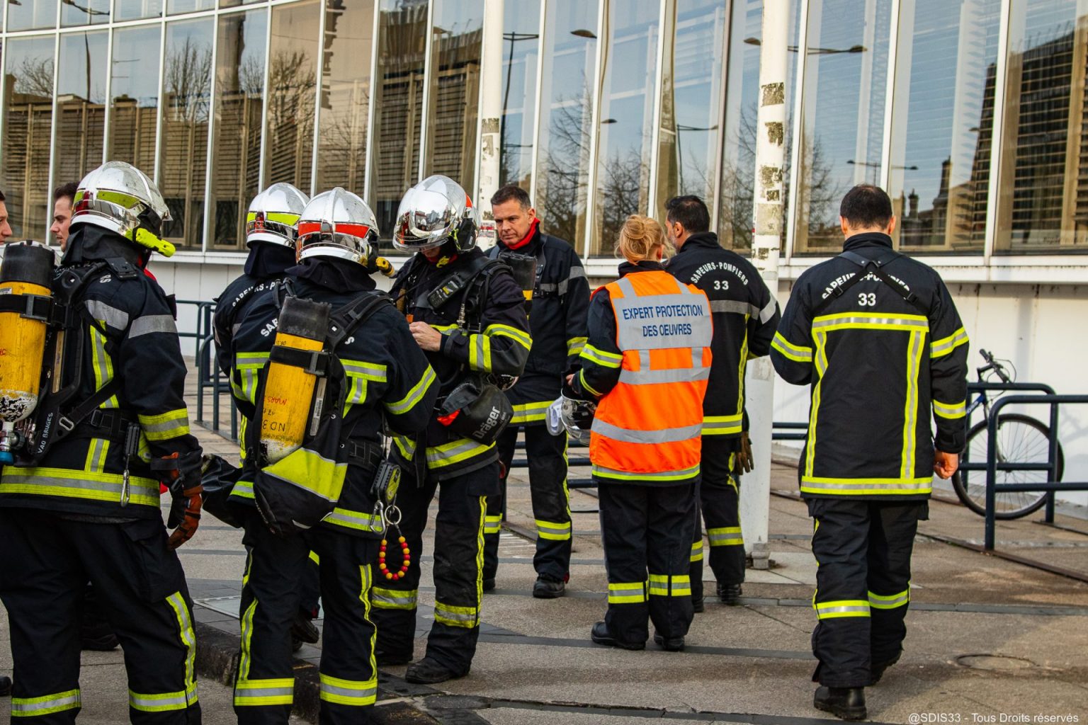 Simulation d'incendie - SDIS33