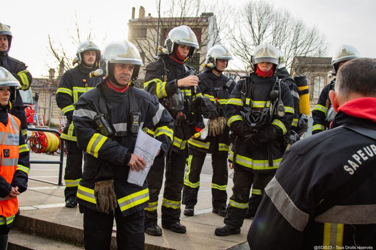 Simulation d'incendie - SDIS33